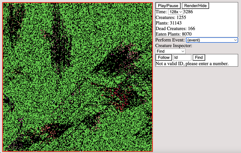 Lousy Neural Network Evolution Simulator by Nicholas Foo