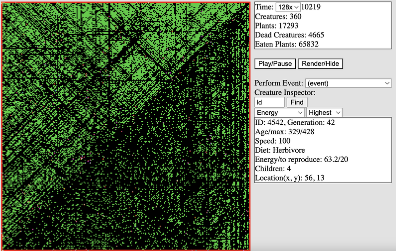 Lousy Neural Network Evolution Simulator by Nicholas Foo