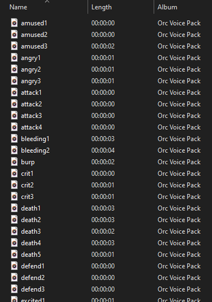 Orc Voice Pack by John