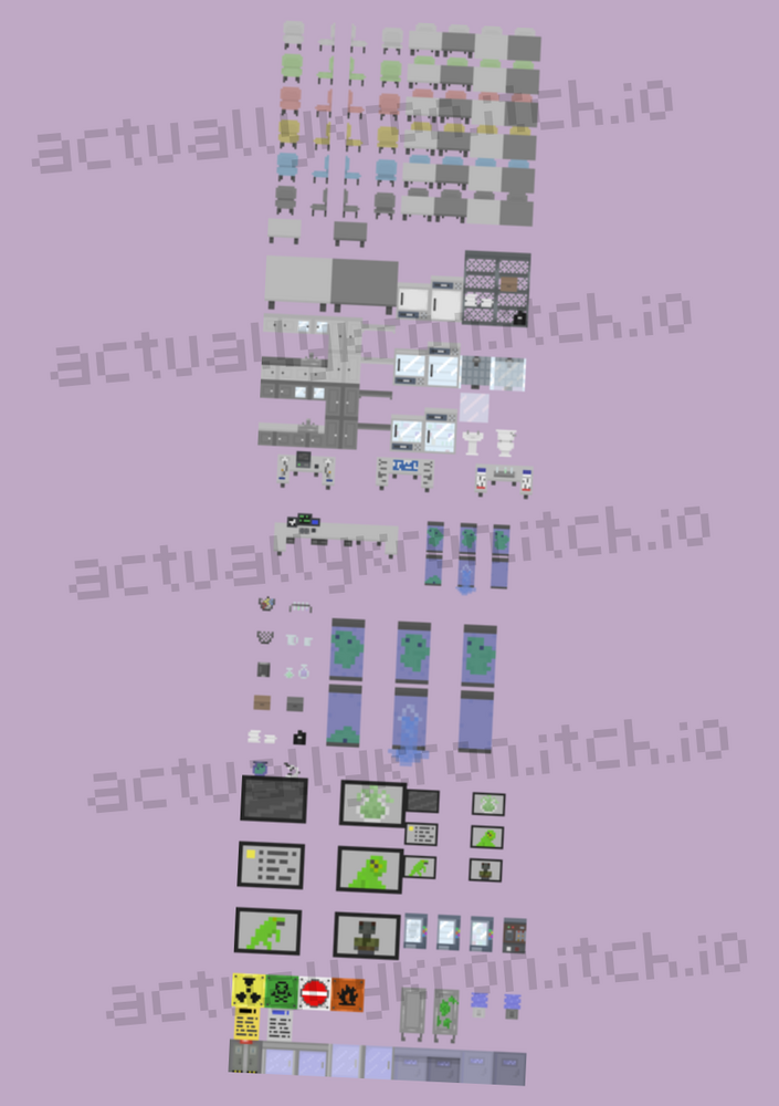 Mini Labs Furniture Pack by actuallyKron