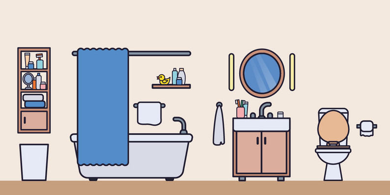 2D Bathroom furniture pack by UpadlySzczurek