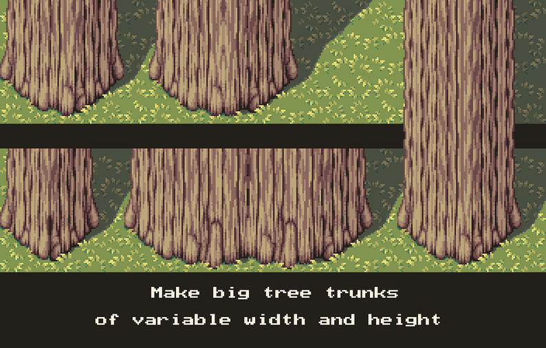 Pixel Art Tileset - The World Tree by Seliel the Shaper