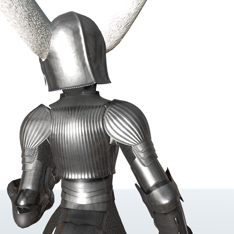 Fluted Armor for Rexouium by Polycrow