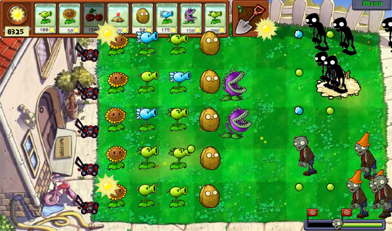 Plants Vs Zombies In Pygame By PlatonRaz
