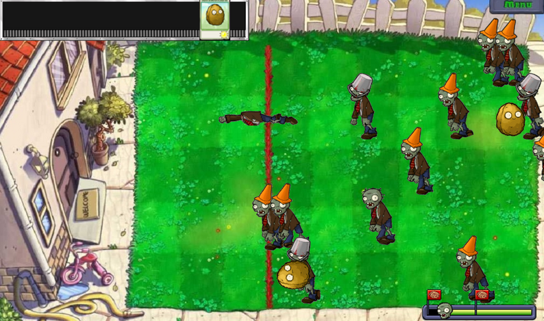 Plants vs Zombies in Pygame by PlatonRaz