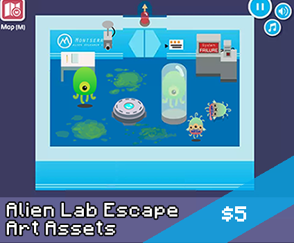 Alien Lab Escape - Game Art Assets - 216+ Art Files! by Ghostly Guru ...