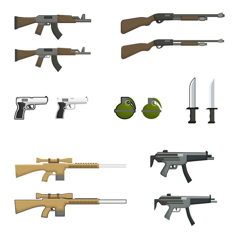Gun collection FREE version by SunGraphica