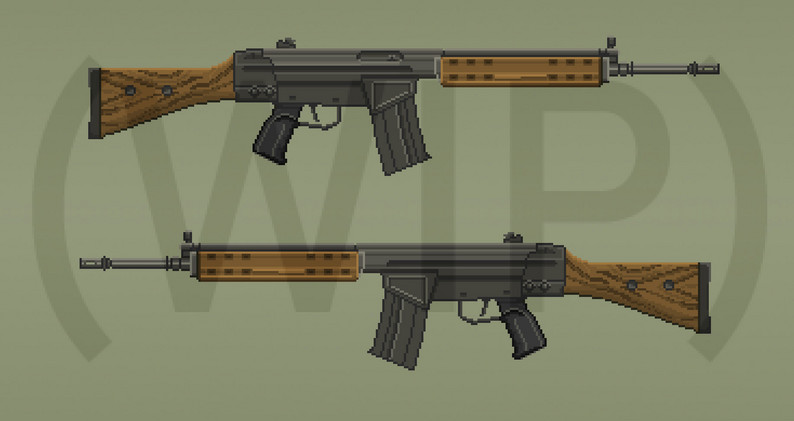 Pixel Art Armory 1 Pixel Guns by forestraptor