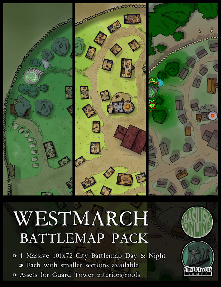 Battle Maps: Westmarch for PF2E & other TTRPGs by BasiliskOnline