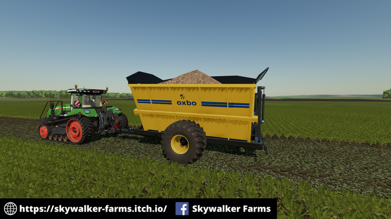 FS22 - Oxbo High Tip Dump Cart by Skywalker Farms