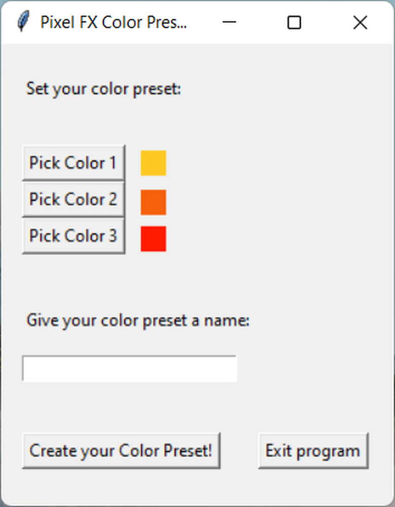 SpriteMancer/Pixel FX 2.0 Color Preset Creator Plugin by Lion In A Box ...