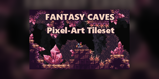 Fantasy Caves - Pixel Art Tileset by aamatniekss