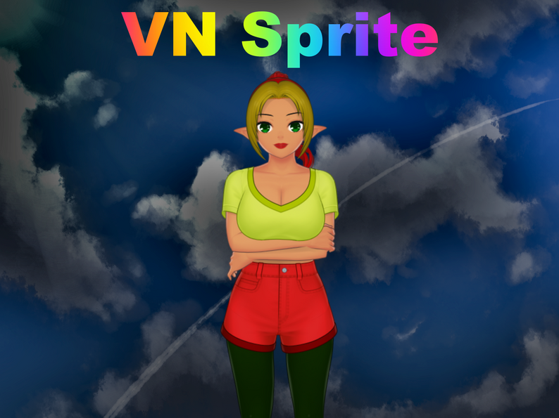 Shey - Visual Novel Sprite by Psykhae