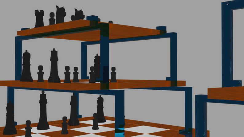 4D Chess Boards - 3D Asset by Dravicka Designs