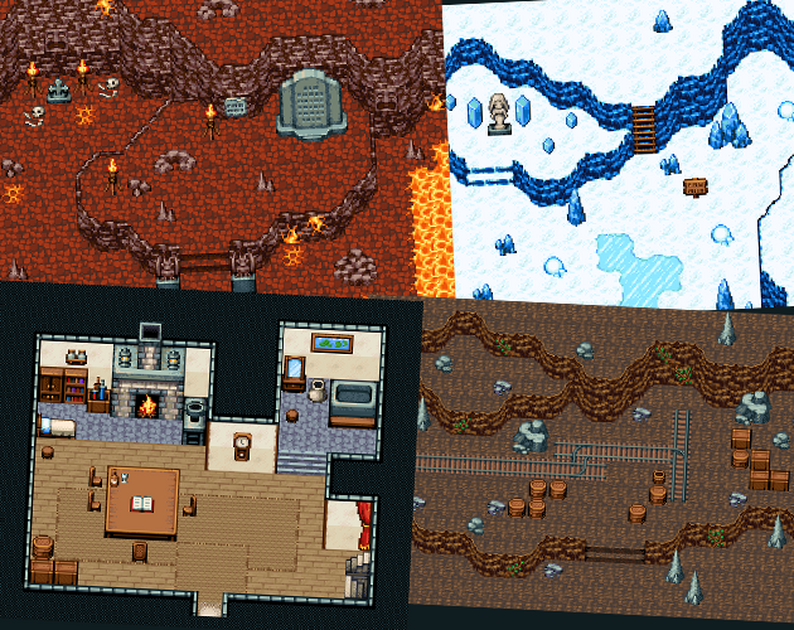 Open RPG Fantasy Tilesets by finalbossblues