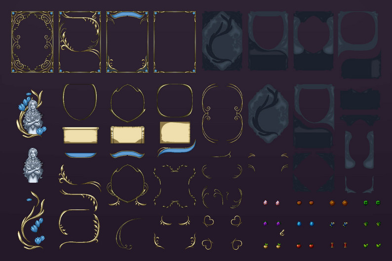 Civilian Elves TCG by Free Game Assets (GUI, Sprite, Tilesets)