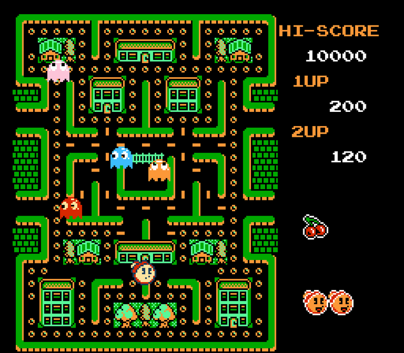 MS. PAC LAND - Ms. Pac Man Namco OVERHAUL Patch by Rani Baker