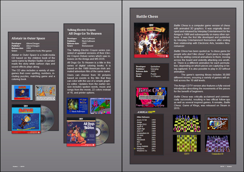 The Commodore Game Console Encyclopedia by DaddaRuleKonge