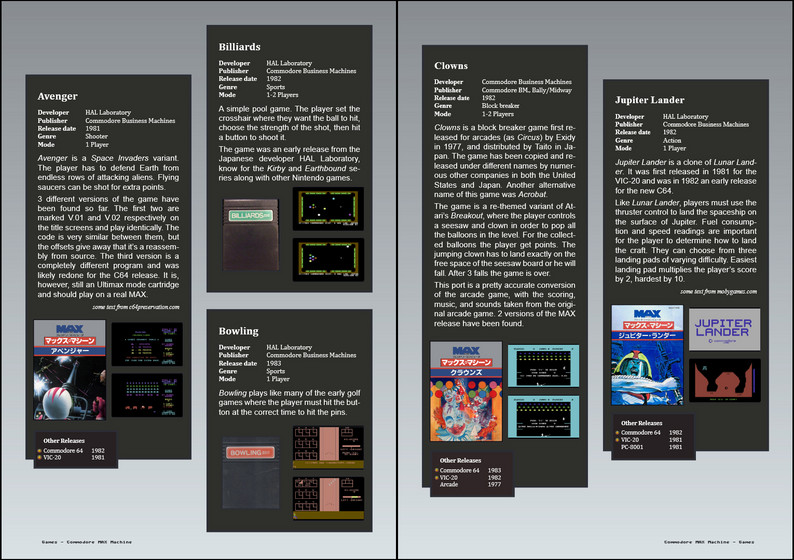 The Commodore Game Console Encyclopedia by DaddaRuleKonge