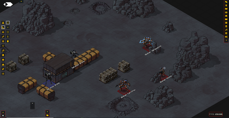 Isometric Battlefield :: Exo World Desolation by Starlight Furnace