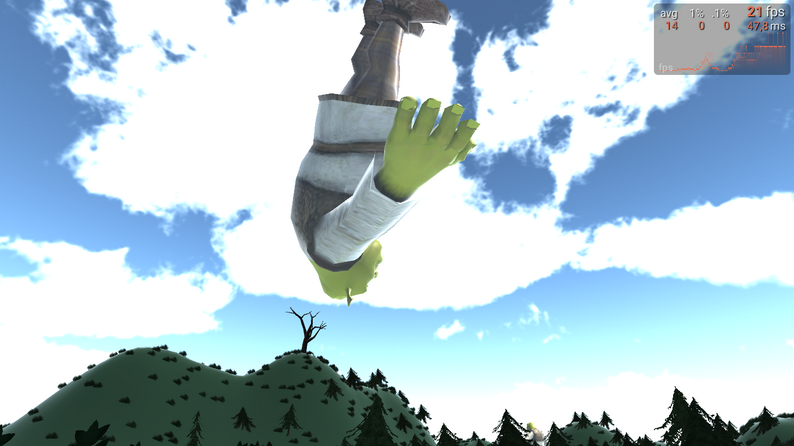 Falling Shrek by HATRED Entertainment