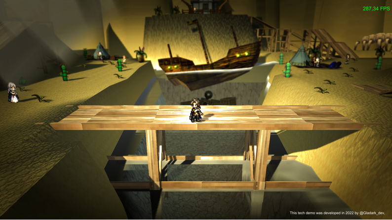 HD-2D in Unity (Tech Demo) by Gladark_dev