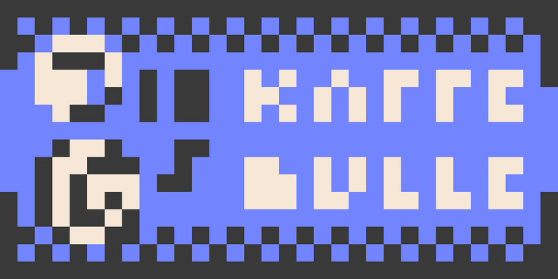 3x3 Pixel Alphabet & Numbers Font by Akaki