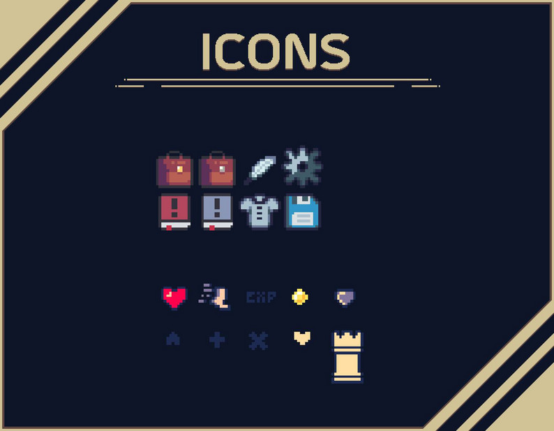 Pocket Inventory Series #2 : Pixel Map by Humble Pixel