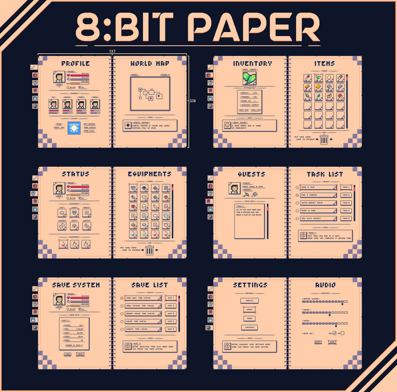 Pocket Inventory Series #2 : Pixel Map by Humble Pixel