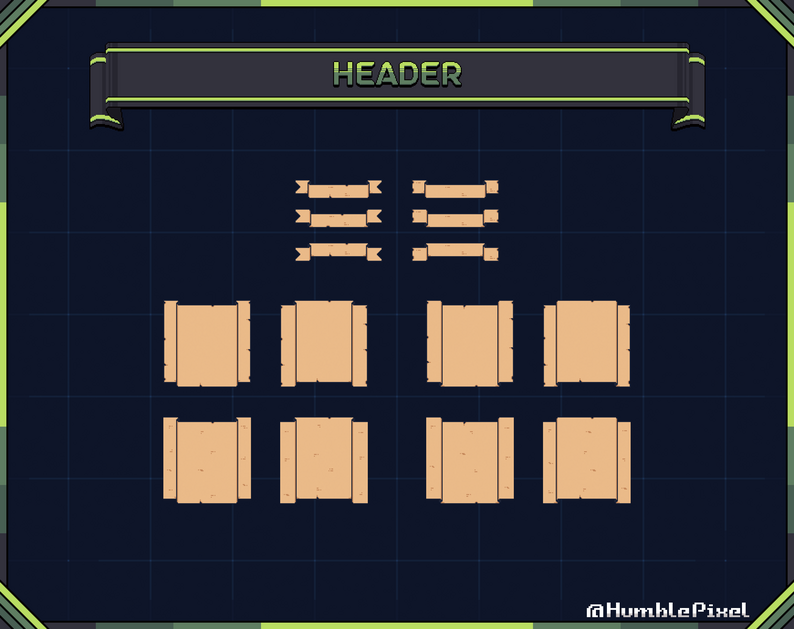 Pocket Inventory Series #4 : Pixel Paper by Humble Pixel