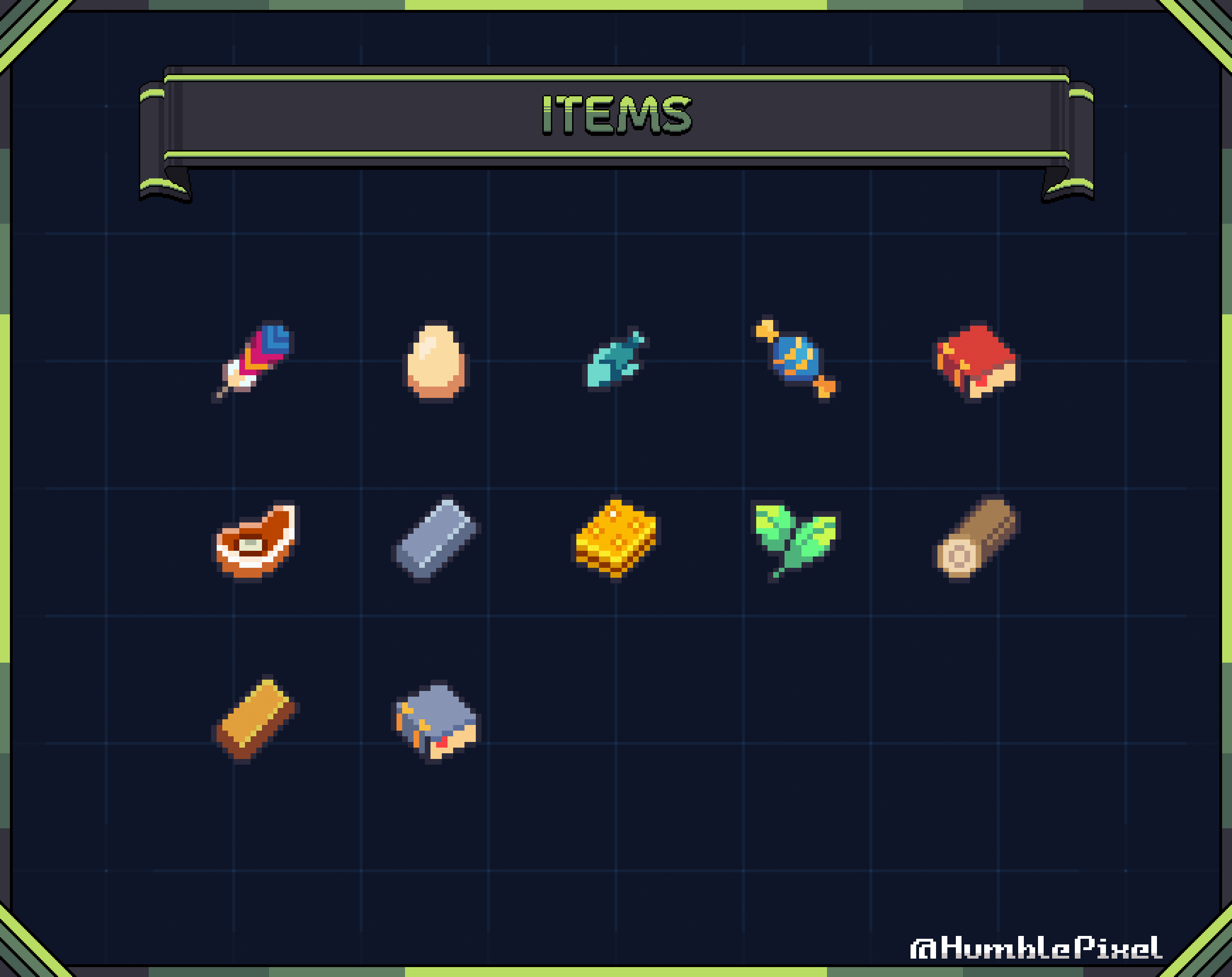 Pocket Inventory Series #3 : Pixel Book by Humble Pixel