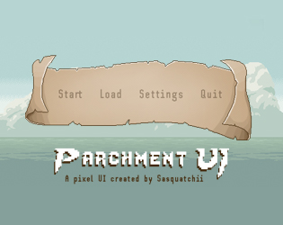 Pixel Parchment UI Kit by The Bee's Knees