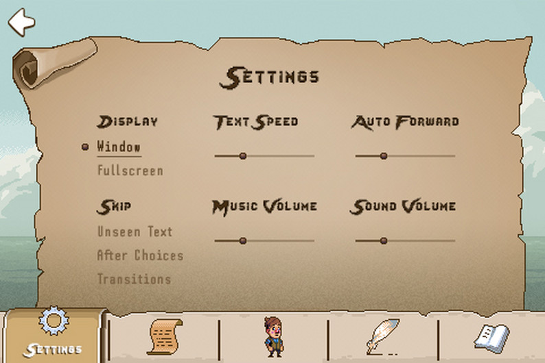 Pixel Parchment UI Kit by The Bee's Knees