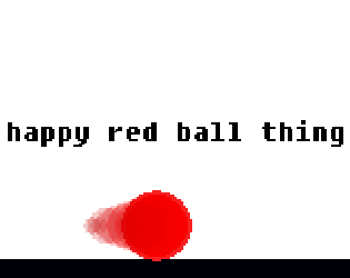 Happy Red Ball Thing by Santtu "MFG38" Pesonen