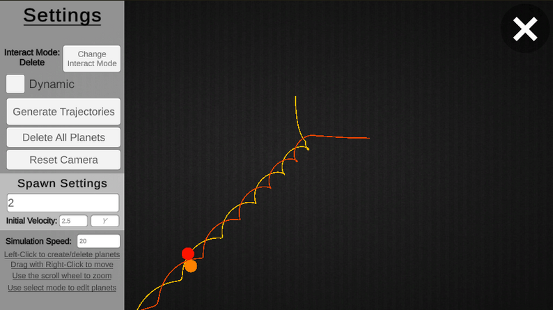 Physics Simulation by Spaceshark