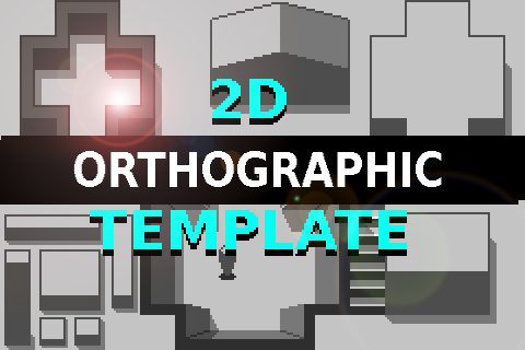 FREE 2D Orthographic Tile-set Template by Pale Hand Horror