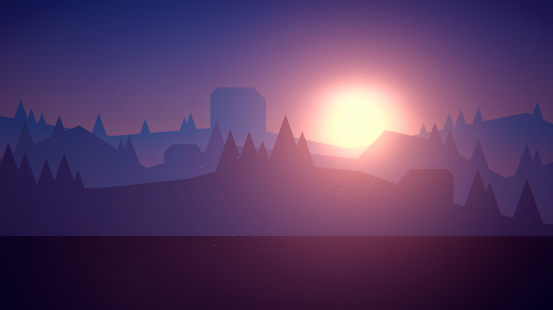 2D Minimalist Sunsets - Unity 2D Backgrounds Pack by Gabriel Bissonnette