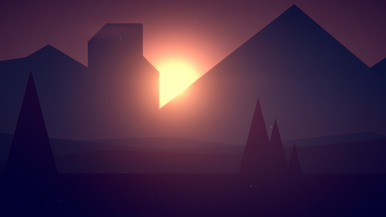 2D Minimalist Sunsets - Unity 2D Backgrounds Pack by Gabriel Bissonnette