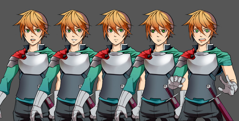 RPG Maker VX Heroes - Redrawn by Karubin