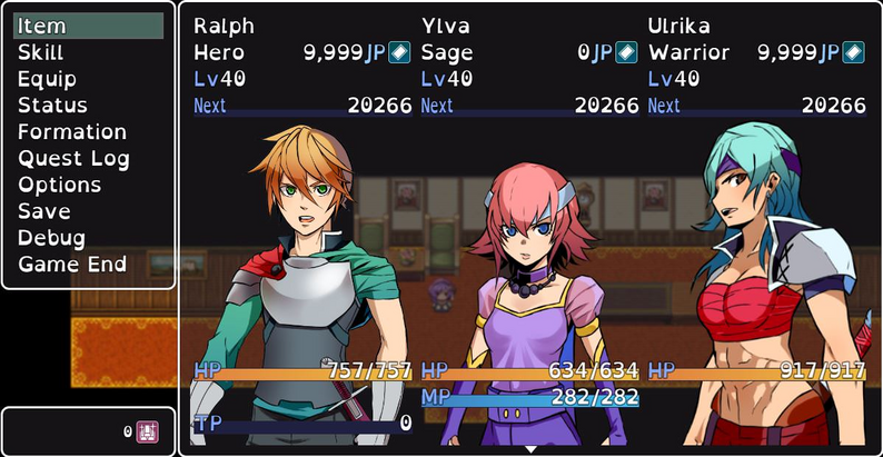 RPG Maker VX Heroes - Redrawn by Karubin