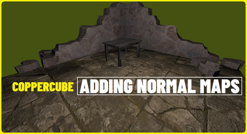 HOW I ADD NORMALMAP TO MY 3D MODELS FOR BETTER SCENERY IN COPPERCUBE 6. ...