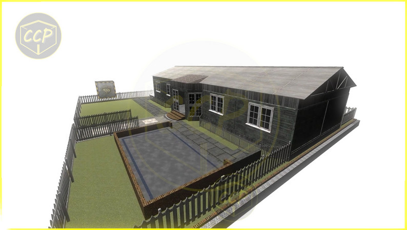 FULL HORROR HOUSE 3D MODEL FREE DOWNLOAD. by COPPERCUBE 6.5.1