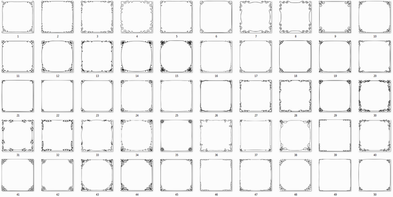 Decorative UI Borders by Screwy Lightbulb