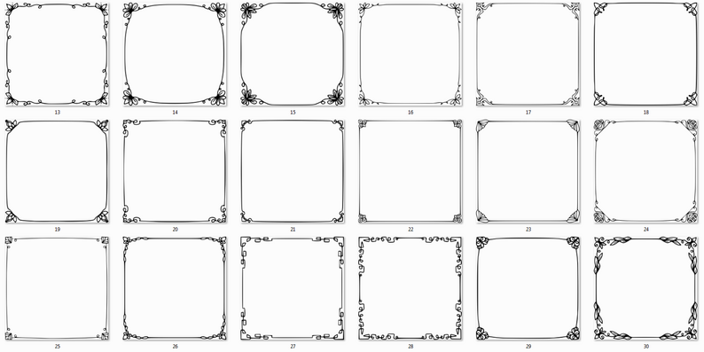 Decorative UI Borders by Screwy Lightbulb