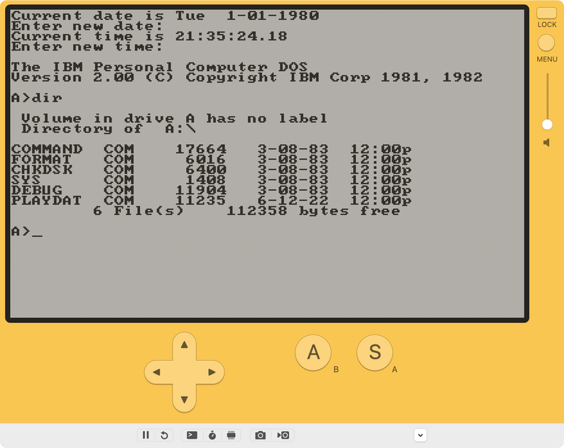 IBM DOS Fonts (Playdate Font Pack) by notpeter