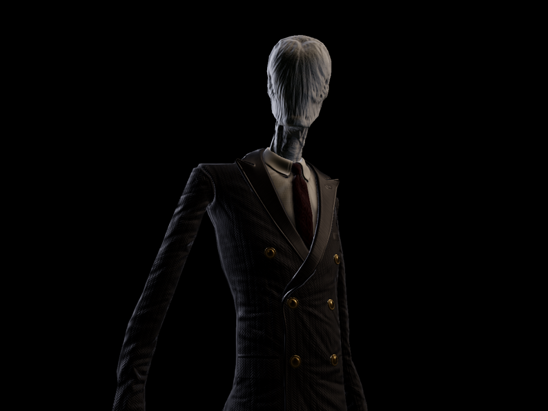 "Slender Man" Character Model by Noah Summers