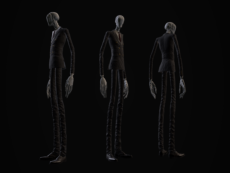 "Slender Man" Character Model by Noah Summers