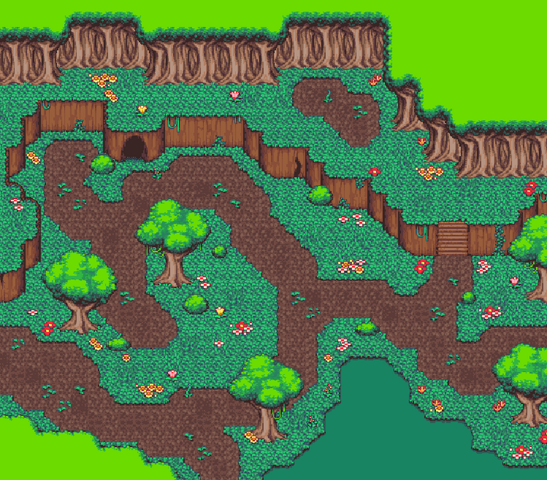 Jungle Tileset by finalbossblues