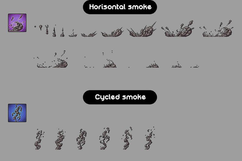 Smoke Effects by Free Game Assets (GUI, Sprite, Tilesets)