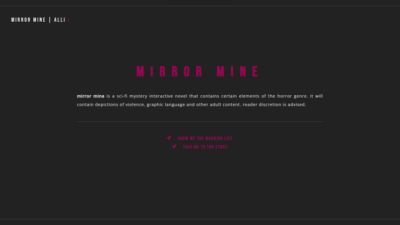 mirror mine by alli